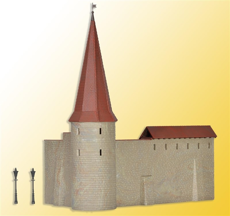 Kibri 38915 H0 Stadtmauer mit Rundturm in Weil | Spielwaren Möhnle Kibri 38915 H0 Stadtmauer mit Rundturm in Weil | Spielwaren Möhnle