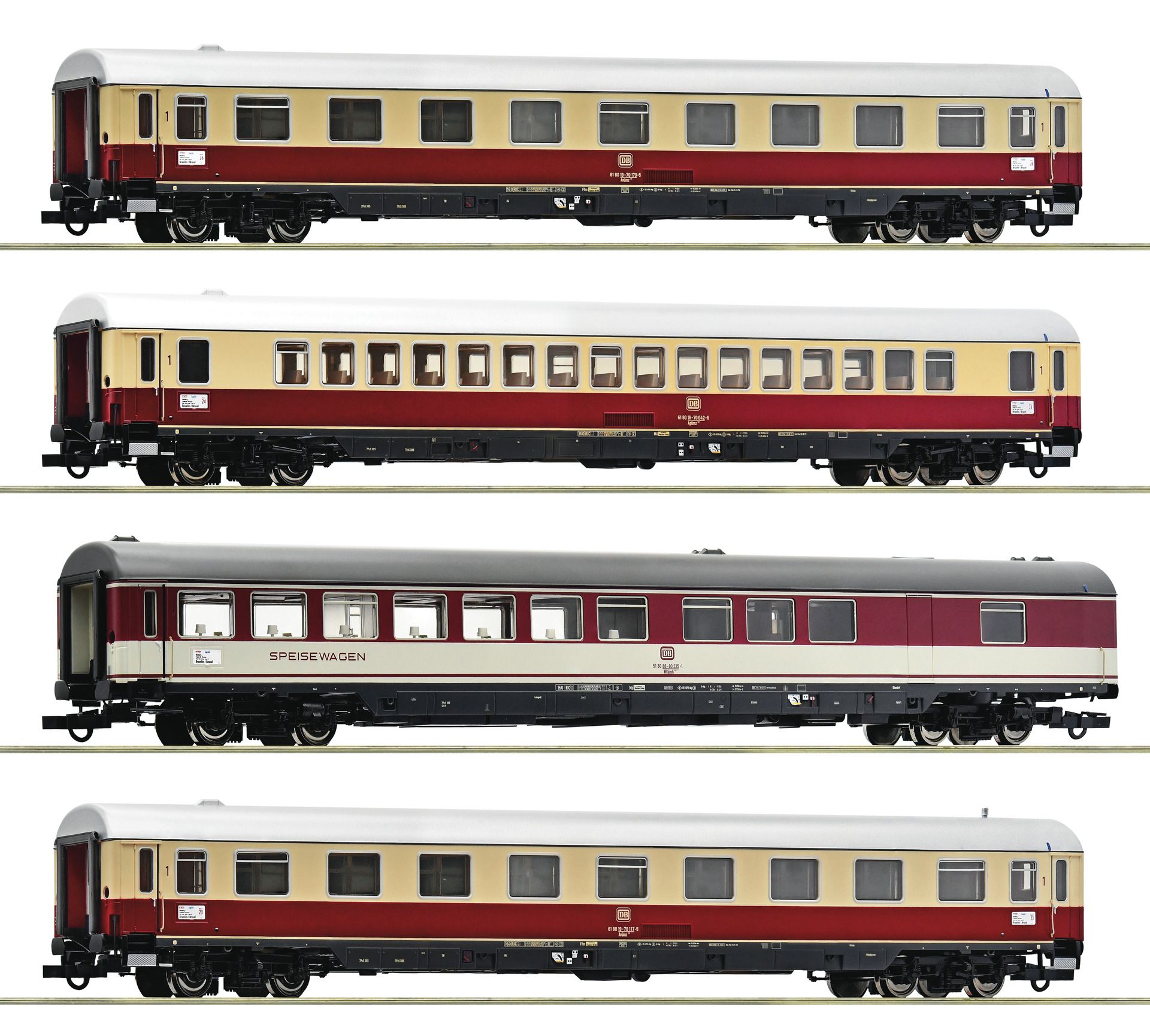 Roco 74012 4-tlg. Set: TEE 20 Saphir , DB | Spielwaren Möhnle